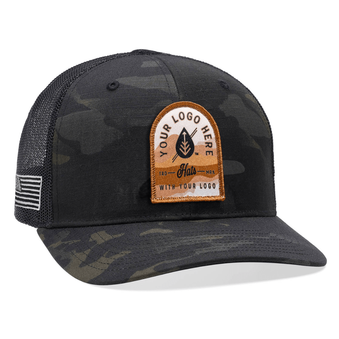 Custom Embroidered Patch Hats - Dekni Creations Inc.